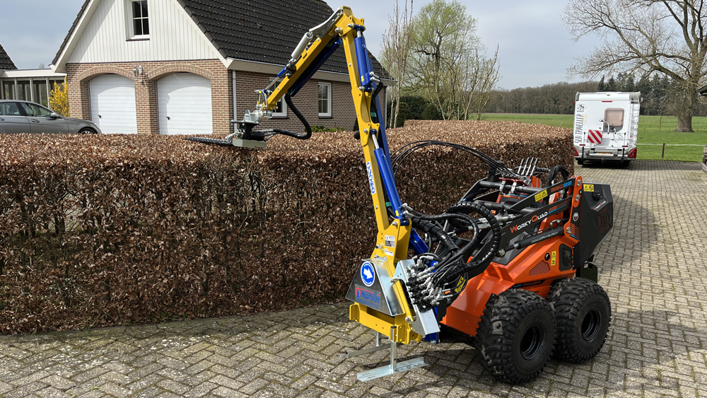 Marolin Trimmy hydraulische maaiarm afgeleverd - Hissink