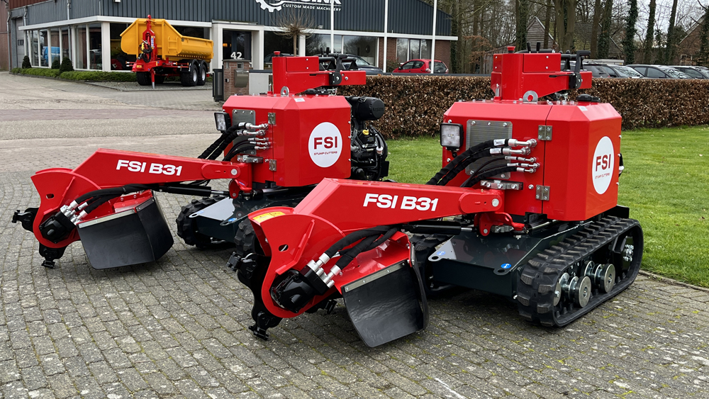 FSI B31 stobbenfrezen afgeleverd - Hissink